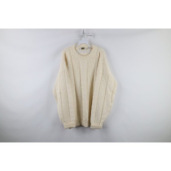 Vintage | Sweaters | Vintage 9s Mens Large Tall Chunky Donegal ...